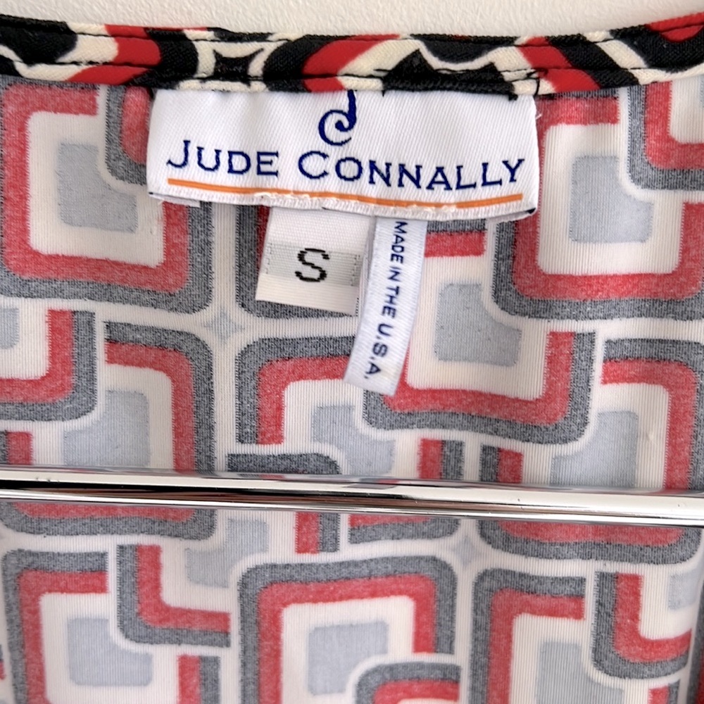 Jude Connally Red Black Square Geometric Print Jude C… - Gem